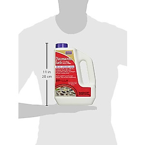 Bonide Diatomaceous Earth Crawling Insect Killer, 1.3 lbs. Fast Acting and Long Lasting Pesticide for Indoor or Outdoor Use