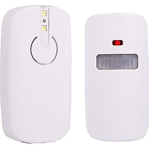 Power Gear Motion-Sensing Driveway Alarm, Battery Operated, Flashing LED Light, Wireless, Easy to Install, Home Protection, Indoor or Outdoor Security, Up to 25ft. Detection Range, 36014-S1