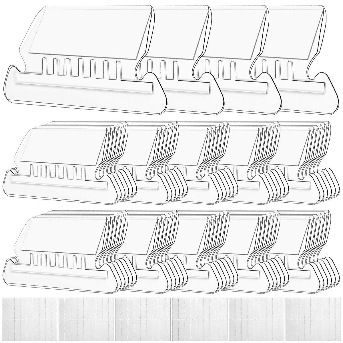 File Folder Tabs, Selizo 100 Sets Hanging File Folder Labels 2" Tabs and Inserts for Hanging Files