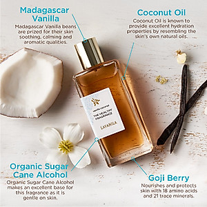 Lavanila - The Healthy Fragrance Clean and Natural, Vanilla Coconut Perfume Set (1.7 oz. + 0.34 oz.)