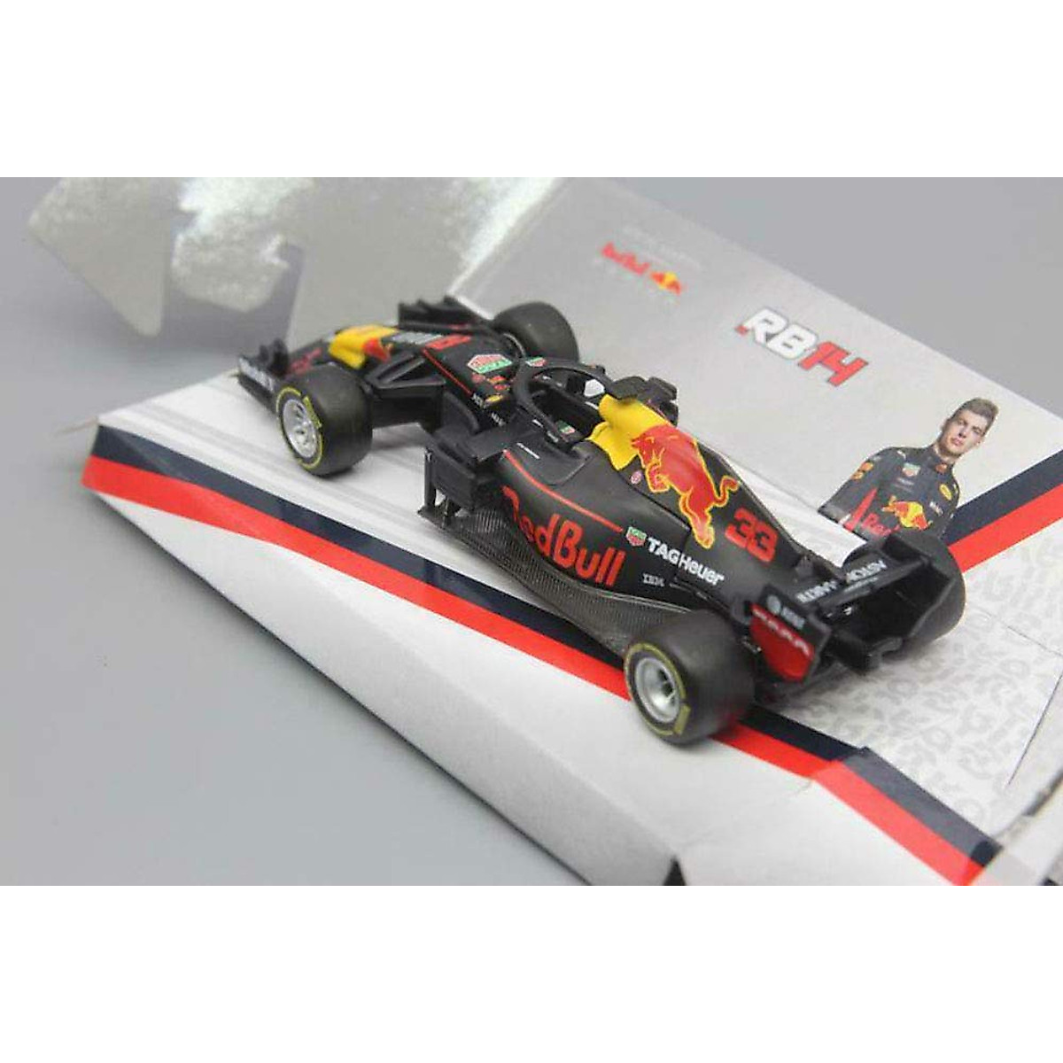 Model Car Sport Scale 1:43 Aston Martin Red Bull RB15 Formula F1 Max Verstappen Model CAR #33 by Bburago
