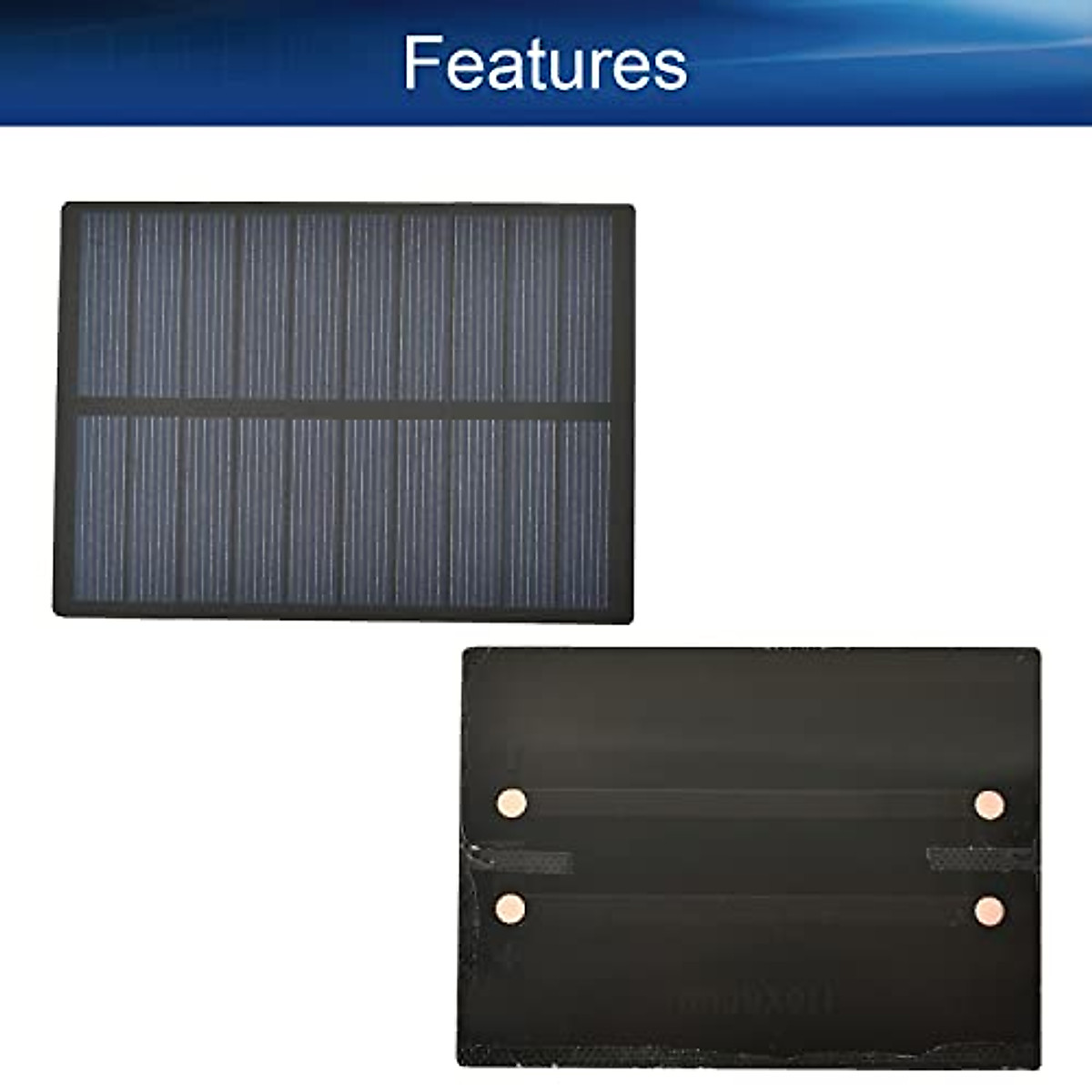 Bettomshin 1Pc 5V 1.3W Mini Solar Panels Cells, Polycrystalline Solar Cells Micro Solar Panel Module for Light Electric Toys Solar Battery Charger DIY Solar Syatem Kits (4.33" x 3.15"/110mm x 80mm)