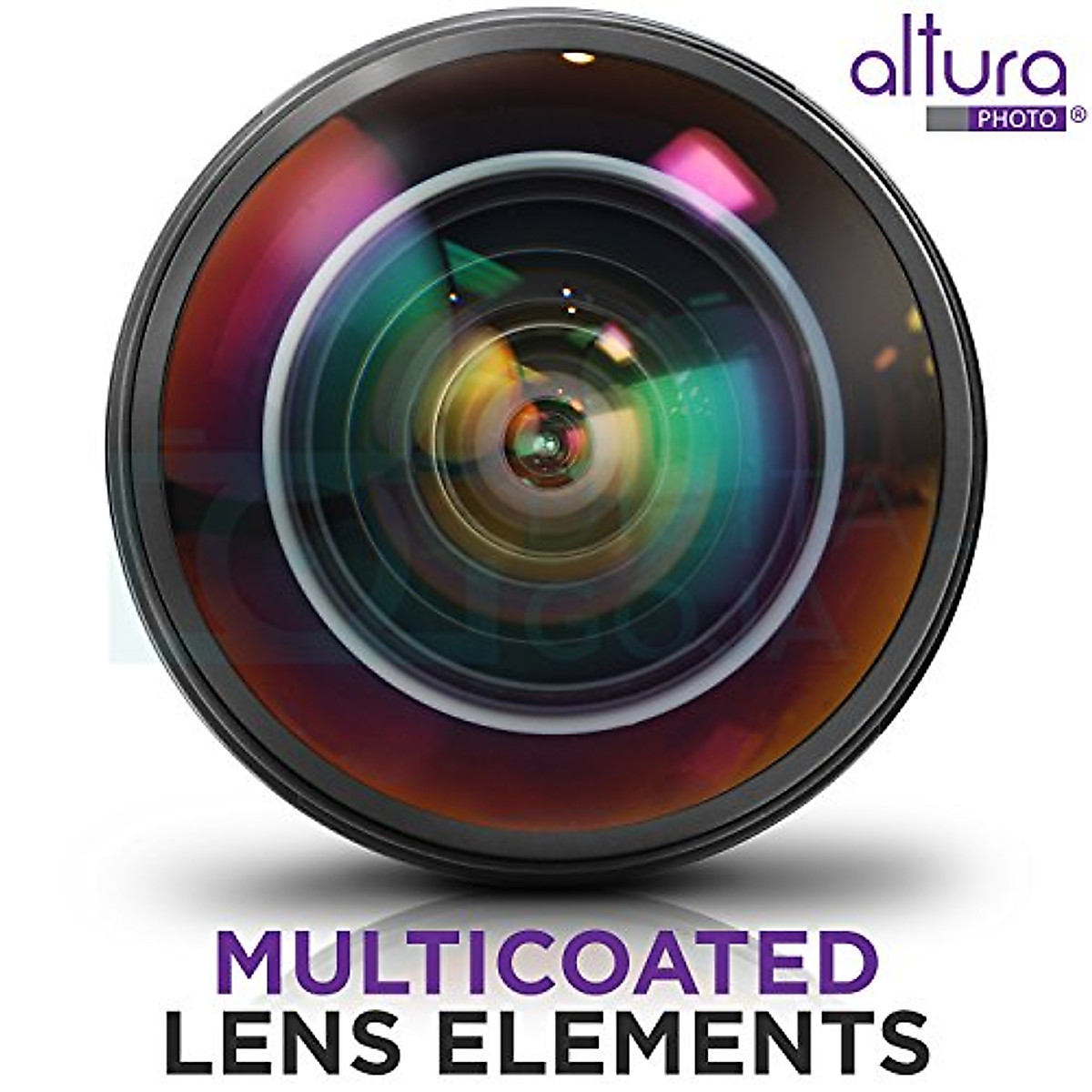 Altura Photo 8mm f/3.0 Professional for Nikon Wide Angle Lens Aspherical Fisheye Lens for Nikon D500 D3000 D3200 D3300 D3400 D3500 D5100 D5200 D5300 D5500 D5600 D7100 D7200 D7500 DSLR Cameras