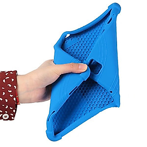 HminSen Case for TCL TABMAX 10.4 Tablet,Kids Friendly Soft Silicone Adjustable Stand Cover for Nokia T20 Tablet 10.36 inch (Black)