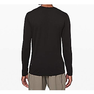 Lululemon Mens Metal Vent Tech Long Sleeve Shirt(Black, M)