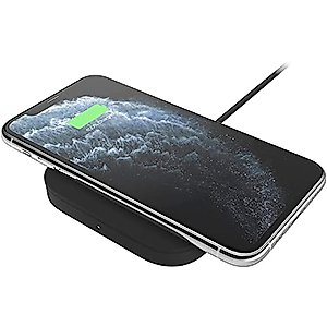 Logitech Powered 10W Wireless Charging Pad Graphite for iPhone 12 Pro Max/12 Pro/12/12 mini/SE/11 Pro Max/11 Pro/11/XS Max/XS/X, Samsung Galaxy S10/S10e/S10+, Google Pixel 4/4XL, Airpods, and More