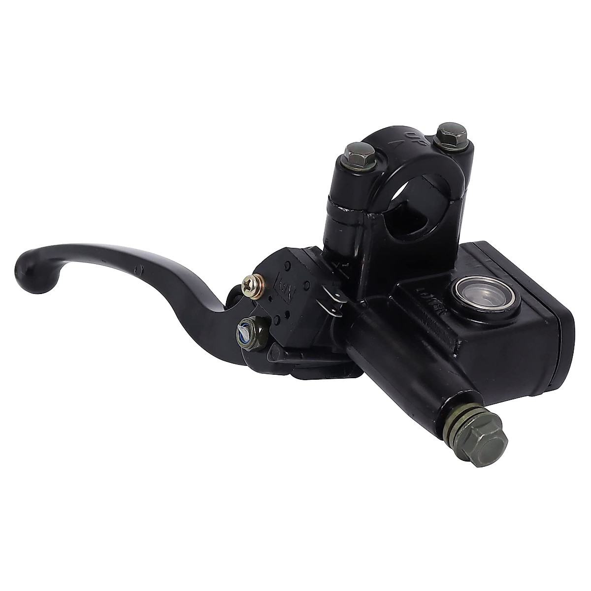 Poweka 7/8" Universal Left Hydraulic Brake Master Cylinder for Motorcyle Kids ATV Quad Moped Pit Dirt Bike 50cc 70cc 90cc 110cc 125cc 150cc 200cc 250cc GY6 Engine with Handle Lever
