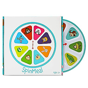 SpinMeal - Healthy Nutrition Plate for Picky Eaters - Spin the Arrow - Meals are Fun Again