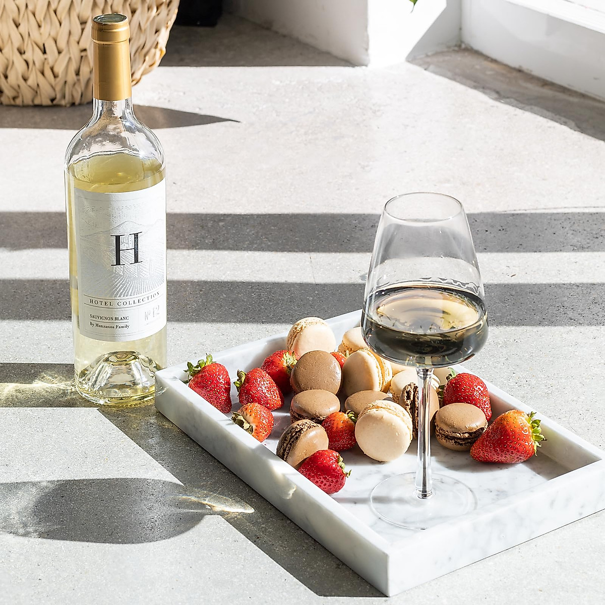 Hotel Collection Smoke Stem White Wine Glasses | Stylish Tinted Long Stem Wine Glasses with A Narrow Mouth for Enhancing the Body, Flavor, and Aroma of White Wine | 4 Glasses