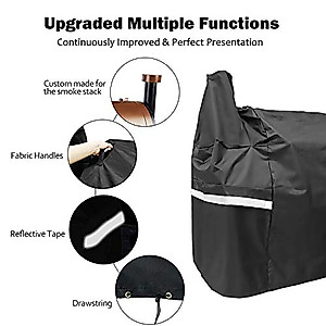 Hisencn Grill Cover for Pit Boss Austin XL, Z Grill 1000, Heavy Duty Waterproof Wood Pellet Grill Cover for PB Rancher XL, 1000, 1100 pro, 1150, UV and Fade Resistant BBQ Cover