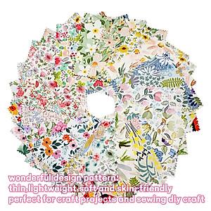 42-10" Precut Fabric Quilt Squares Layer Cake Fabric Bundles for Quilting Printed Floral for Sewing Fabric Squares …