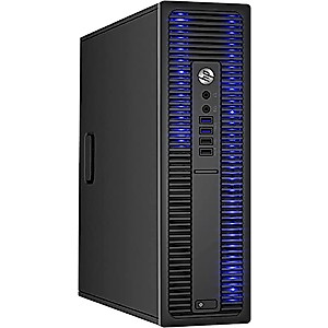 HP EliteDesk Desktop RGB Lights Computer AMD A-Series Processor 8 GB RAM, 512 GB SSD, Windows 10 Pro 64-bit, Wi-Fi, Gaming PC Keyboard & Mouse (Renewed)
