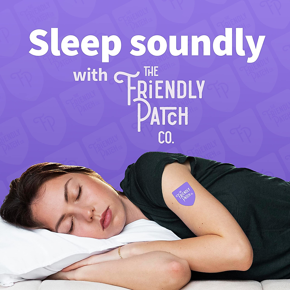 The Friendly Patch 28 Day Sleep Patches Snooze for Sleep Aid Support | Natural Sleeping Aid with Melatonin 7mg and Magnesium