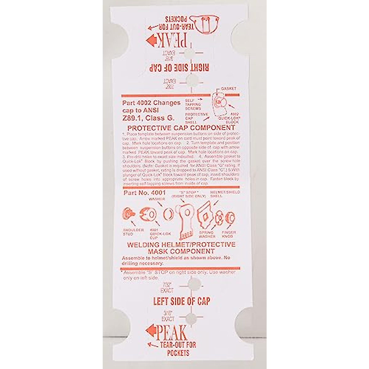 Fibre-Metal by Honeywell FM4001 Quick-Lok Helmet Adapter Kit