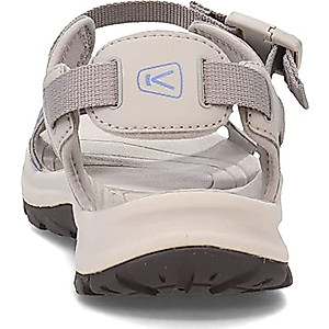 KEEN Women's Terradora 2 Strappy Open Toe Sport Sandal, Grey/Hydrangea, 9