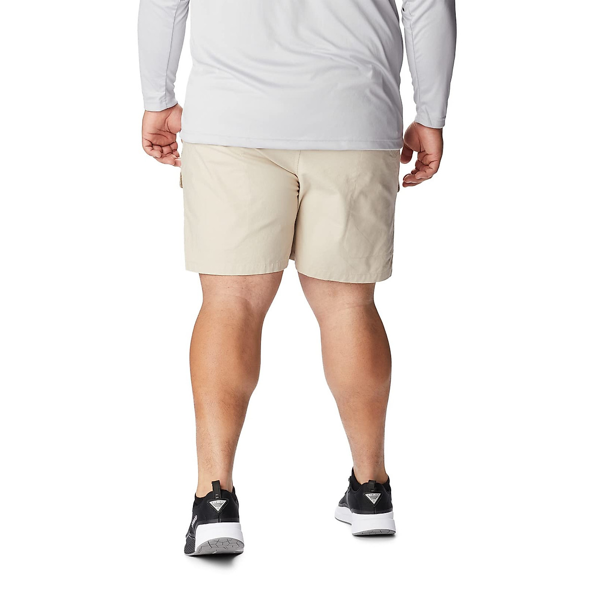 Columbia Men's Half Moon Iii Short, Fossil, 5X x 8