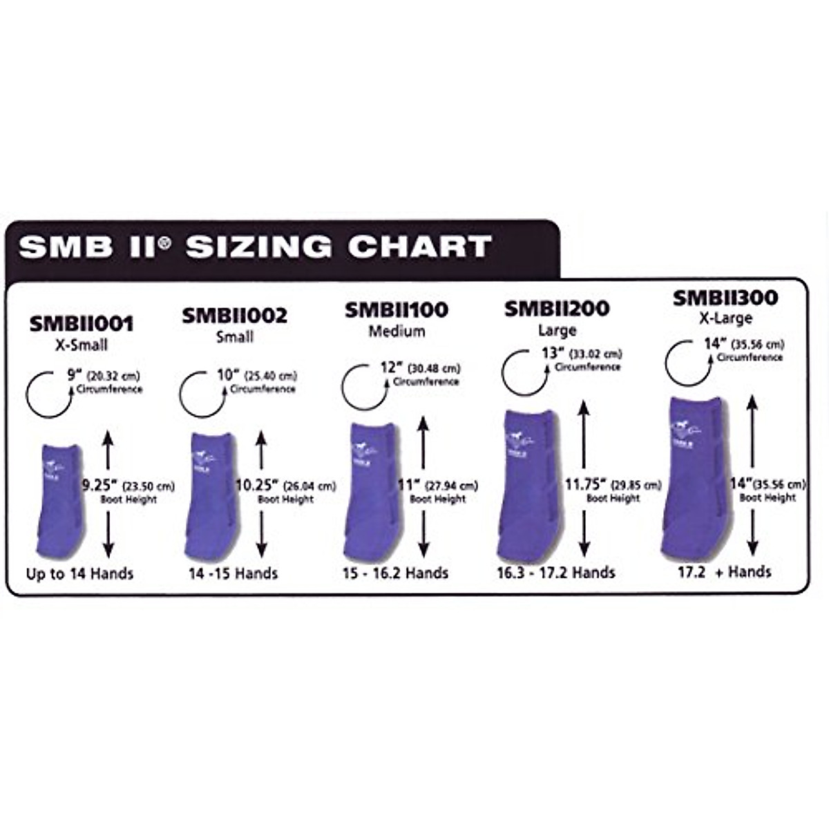 Professional's Choice ★ SMB II Equine Sports Medicine Boots SMB All Sizes & Colors (Black, Small)