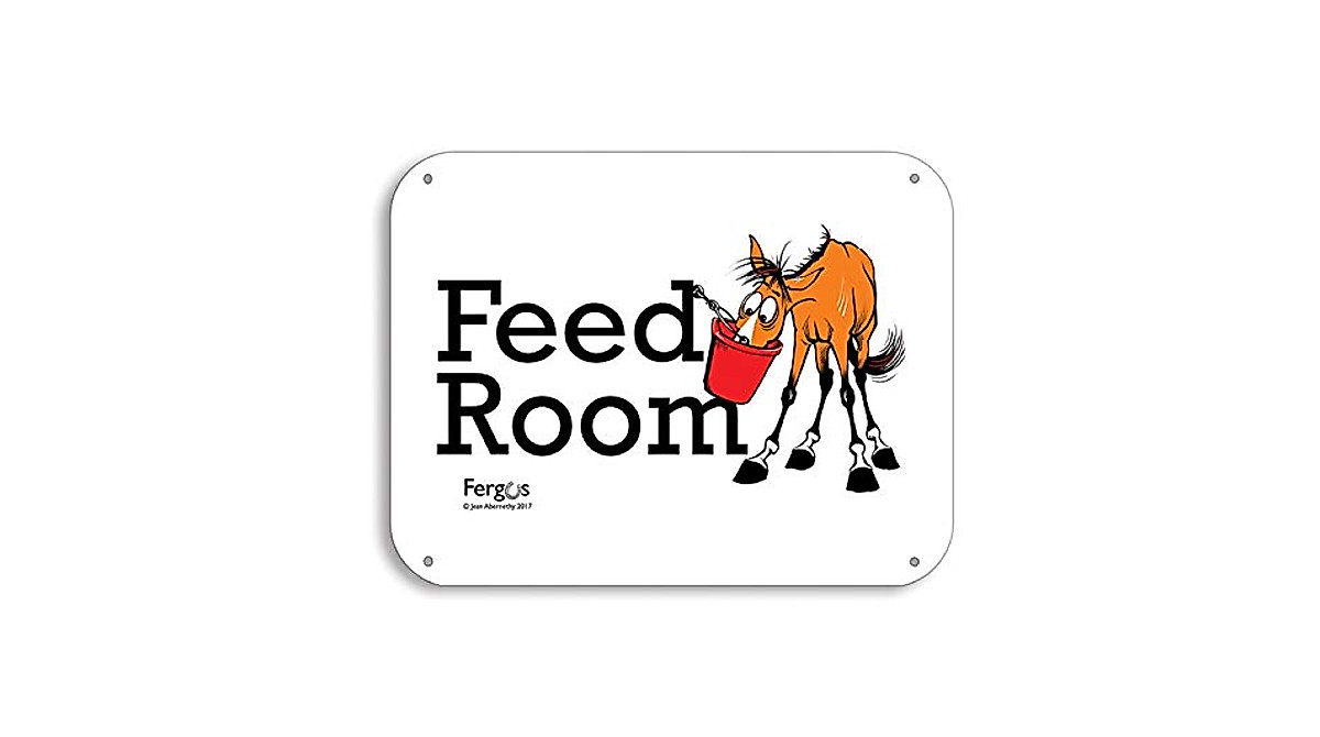 FERGUS Feed Room Sign - Keep Doors Closed