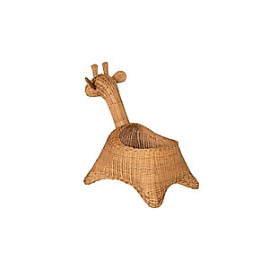 KOUBOO Wicker Giraffe, Naural Color Storage Basket, Brown