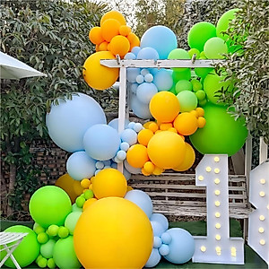 110pcs Apple Green Balloon Garland Arch Kit, 18 12 10 5 Inch s Lime Green Balloon Different Sizes Pack for Gender Reveal Birthday Baby Shower Party Decorations