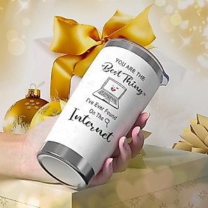 Mothers Day Gifts for Her Girlfriend Wife - Anniversary Romantic Gift for Women Couple Men Him Boyfriend Husband, Funny Galentines Birthday Gifts for Women Best Friend, Tumbler 20oz