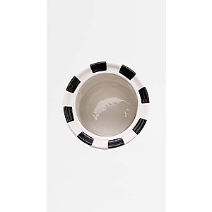 Jonathan Adler Glitter Canister, Black/White, One Size