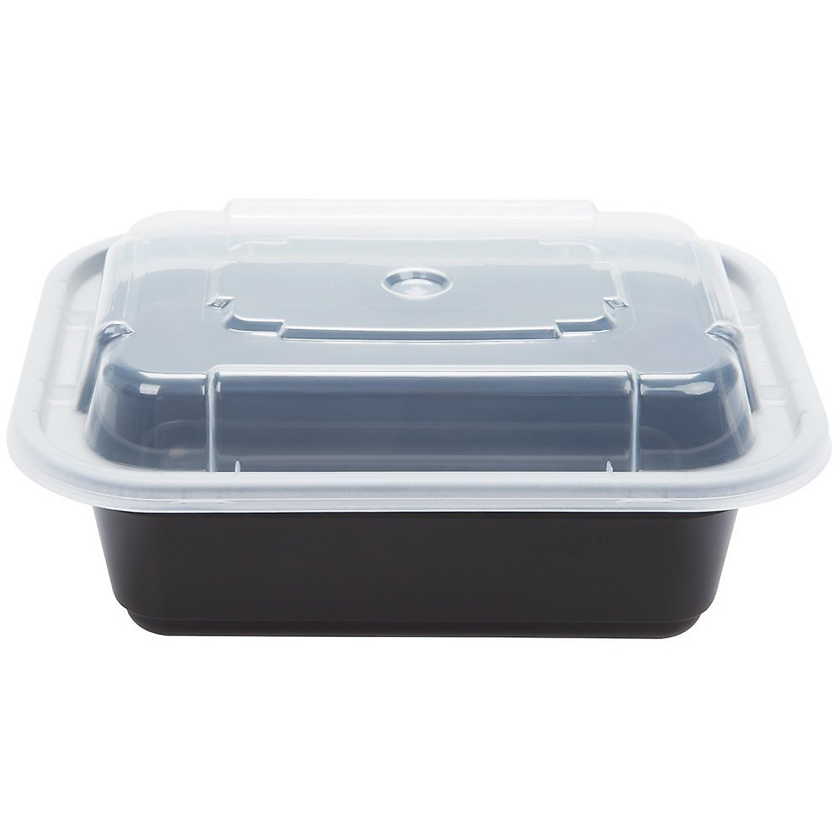 Pactiv NC838B VERSAtainers, Black/Clear, 24oz, 5 x 7 1/4 x 2 (Case of 150)
