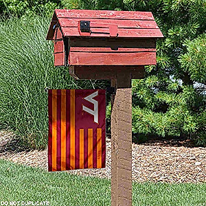 Virginia Tech Hokies Stripes Nation Garden Flag