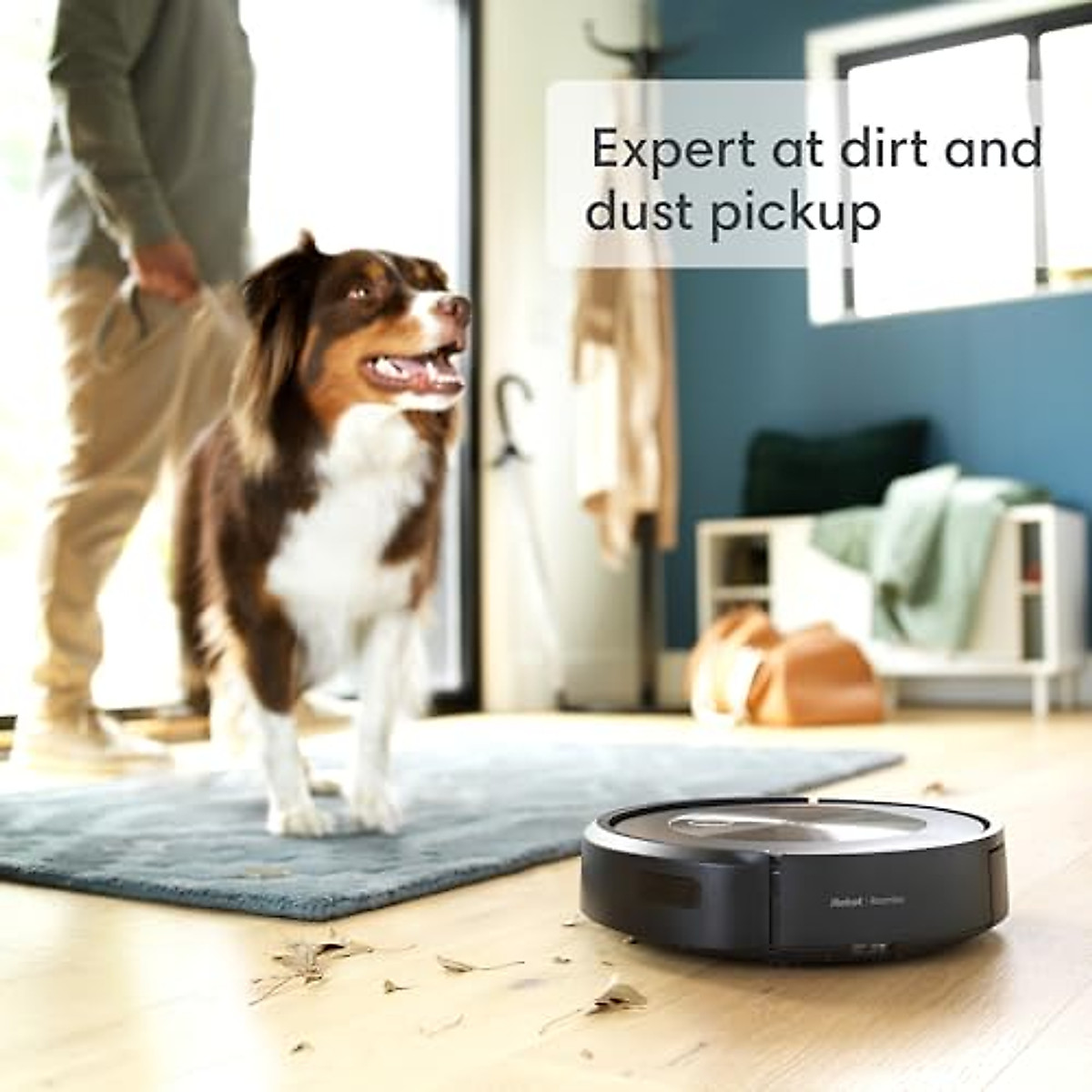 iRobot Roomba j9+ Self-Emptying Robot Vacuum – Powerful Suction, Identifies and Avoids Obstacles Like pet Waste, Sel-Empties for 60 Days, Best for Homes with Pets, Smart Mapping, Works with Alexa​