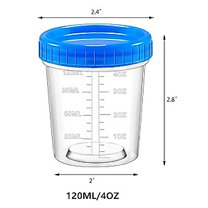 FEOOWV 12pcs 4oz Salad Dressing Container to Go - Small Containers with Lids Leakproof Condiment Containers with Screw Lids Reusable Stackable Plastic Dip Sauce Containers (Blue)