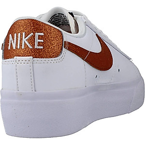 Nike Blazer 77 Platform Womens White Metallic Copper Size 8.5
