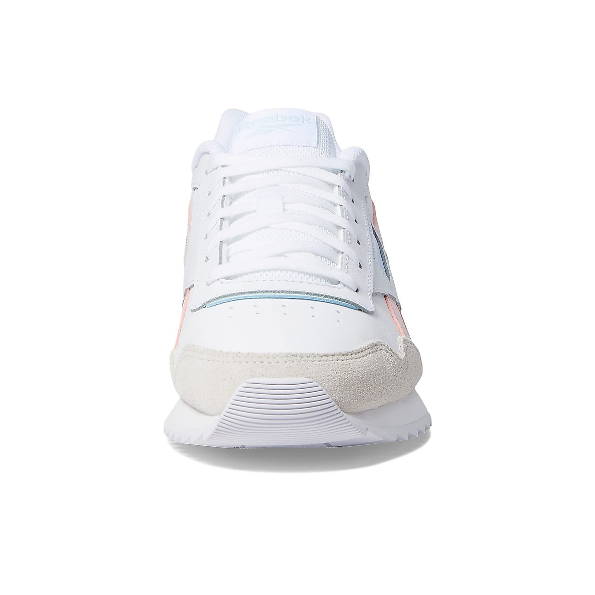 Reebok Women's Glide Sneaker, White/Pure Grey/Porcelain Pink, 10.5