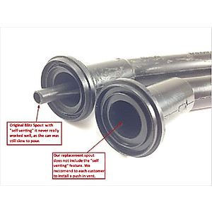 Replacement Blitz Gas Can Spout With Vent