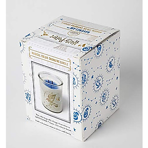 Harry Potter Color Changing Ravenclaw Candle, Large 10 oz - Wax Turns from White to Blue When Lit - Soy Wax, Unscented - Great Gift for Harry Potter Fans
