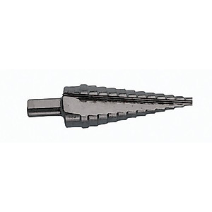 Greenlee 30005 STEP BIT, Black, Holes sizes 3/16" through 13/16"