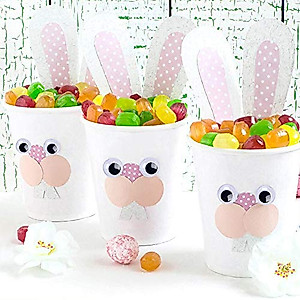 DECORA 500 Pieces 6mm -12mm Black Wiggle Googly Eyes with Self-adhesive for Crafts Decorations