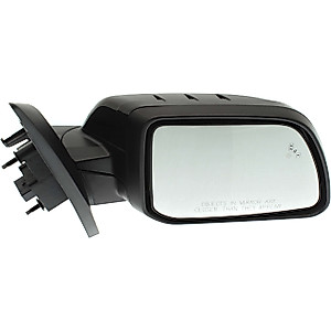 Kool Vue Driver & Passenger Side Power Heated Mirrors for Ford Edge 2011-2014 With Signal Light, Blind Spot Monitor, Memory & Puddle Lamp Paintable Build Date From February 08 2011