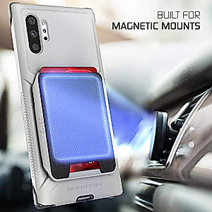 Ghostek Exec Galaxy Note 10 Plus Wallet Case Card Holder with Built-in Magnet for Car Mounts and Easily Detachable Leather Card Pocket for Wireless Charging Samsung Galaxy Note10+ (6.8 Inch) - (Black)