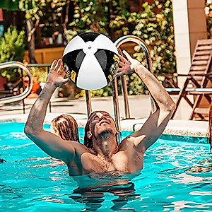 Fovths 6 Packs Graduation Beach Ball 2023 Graduation Party Supplies Large Beach Ball Class of 2023 Beach Supplies for Summer Pool Beach Indoor Outdoor Water Games