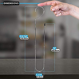 Bra Hanger - GYRLIE Cup Bra Hanger for Closet Organizer - Space Saving for 25+ Bras - Any Cup Size - Easy On/Off - Anti-Rust Hangers for Drying in Laundry Room or Bathroom and Closet Storage