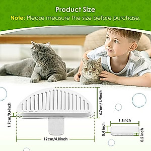 Cat Fountain Filters for Wireless Operated 67oz/2L, 6 Pack Replacement Filters & 12 Pack Replacement Filter Sponges for 67oz/2L Automatic Pet Fountain Cat Water Fountain Cat Water Dispenser