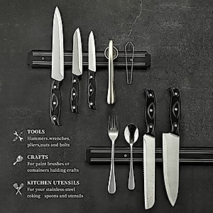 15 inch Magnetic Knife Holder for Wall, Knife magnetic strip, Magnetic Knife Bar High Quality Space-Saving Magnetic Strip for Knives, Knife Magnet, Knife Rack, Multipurpose Magnetic Tool Holder