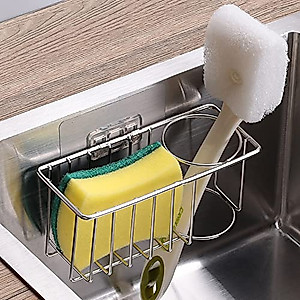 VESONNY Sponge Holder for Kitchen Sink, Sink Suction Holder for Sponges Scrubbers, Kitchen Sink Sponge Holder