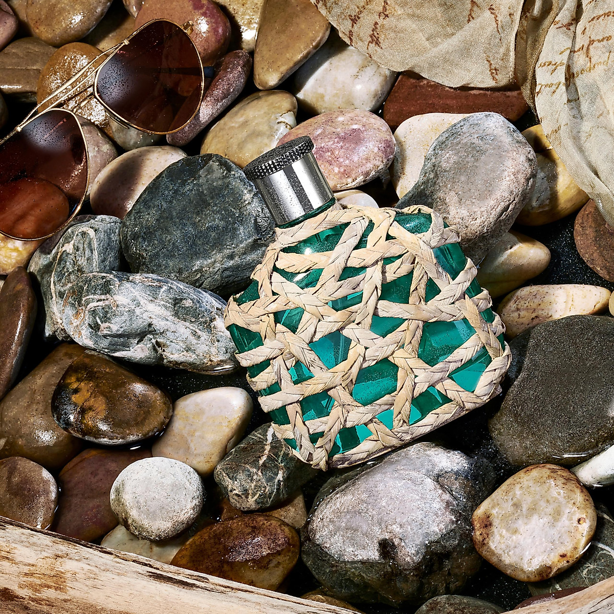 John Varvatos Men's Cologne, XX Artisan Teal Eau de Toilette EDT Spray, Aquatic Scent with Notes of Rosemary, Mineral Driftwood and Baie Rose, 4.2 fl. oz