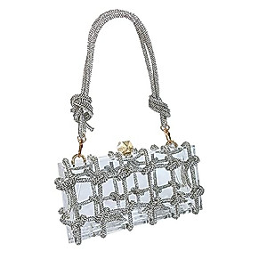 Evening Bag Women Clutch Purses Clear Bag Hobo Bag Tote Handbag Satchel Bag Silver Purse Crossbody Bags 2023