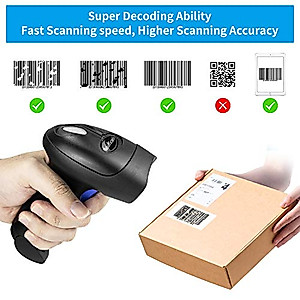 NetumScan Handheld 1D CCD Barcode Scanner | Screen & Damaged Codes