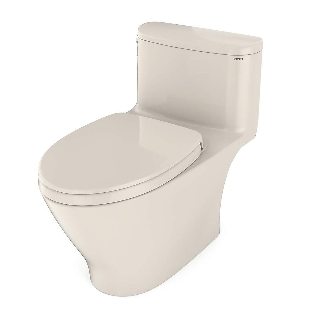 TOTO TMS642124CEFG12 Nexus 1.28 GPF One Piece Elongated Chair Height Toilet with Tornado Flush Technology - Seat Included Sedona Beige