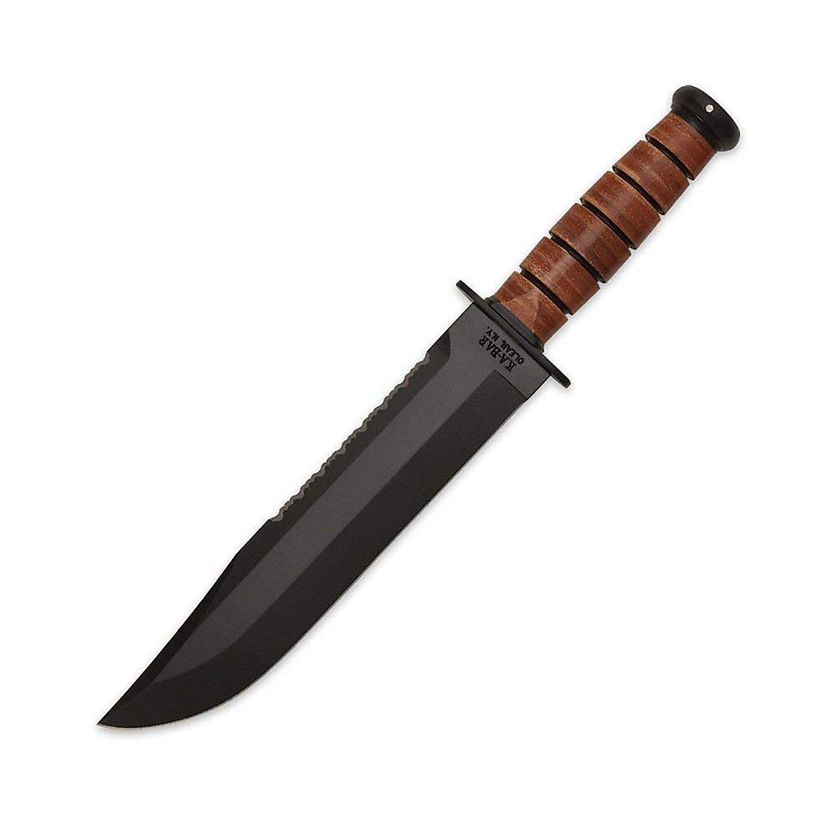 Ka-Bar Leather Handled Big Brother Knife