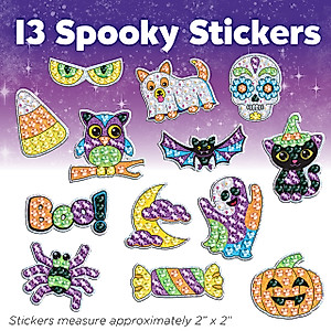Creativity for Kids Big Gem Diamond Painting Kit - Halloween Stickers and Suncatchers - Halloween DIY Crafts for Kids, Halloween Activities and Gifts for Kids Ages 6-8+