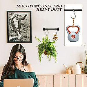 12 Pack Purse Hanger for Closet, DSVENROLY Unique Twist Design Closet Organizer Hanger Hooks, Closet Hooks for Hanging Purses Handbags Clothes Pans and Pots (Silver)